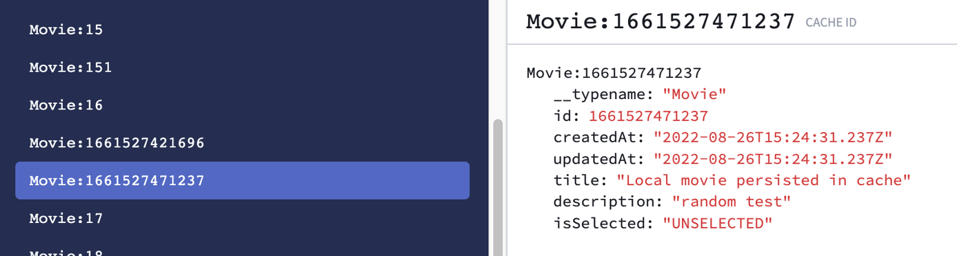 Angular & Apollo Client: Apollo Cache Configuration